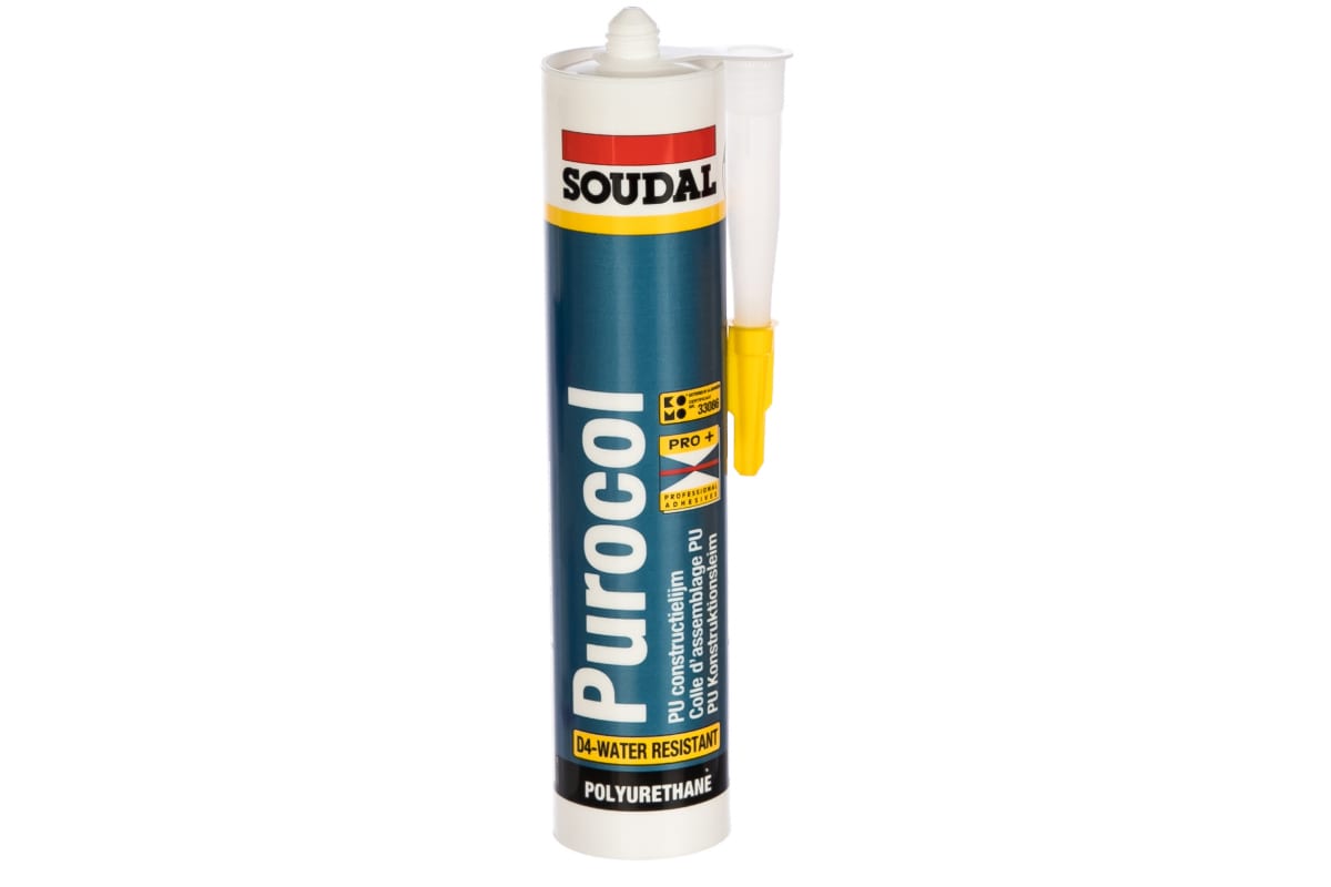 Soudal Purocol Клей монтажный полиуретановый конструкционный - купить в ...
