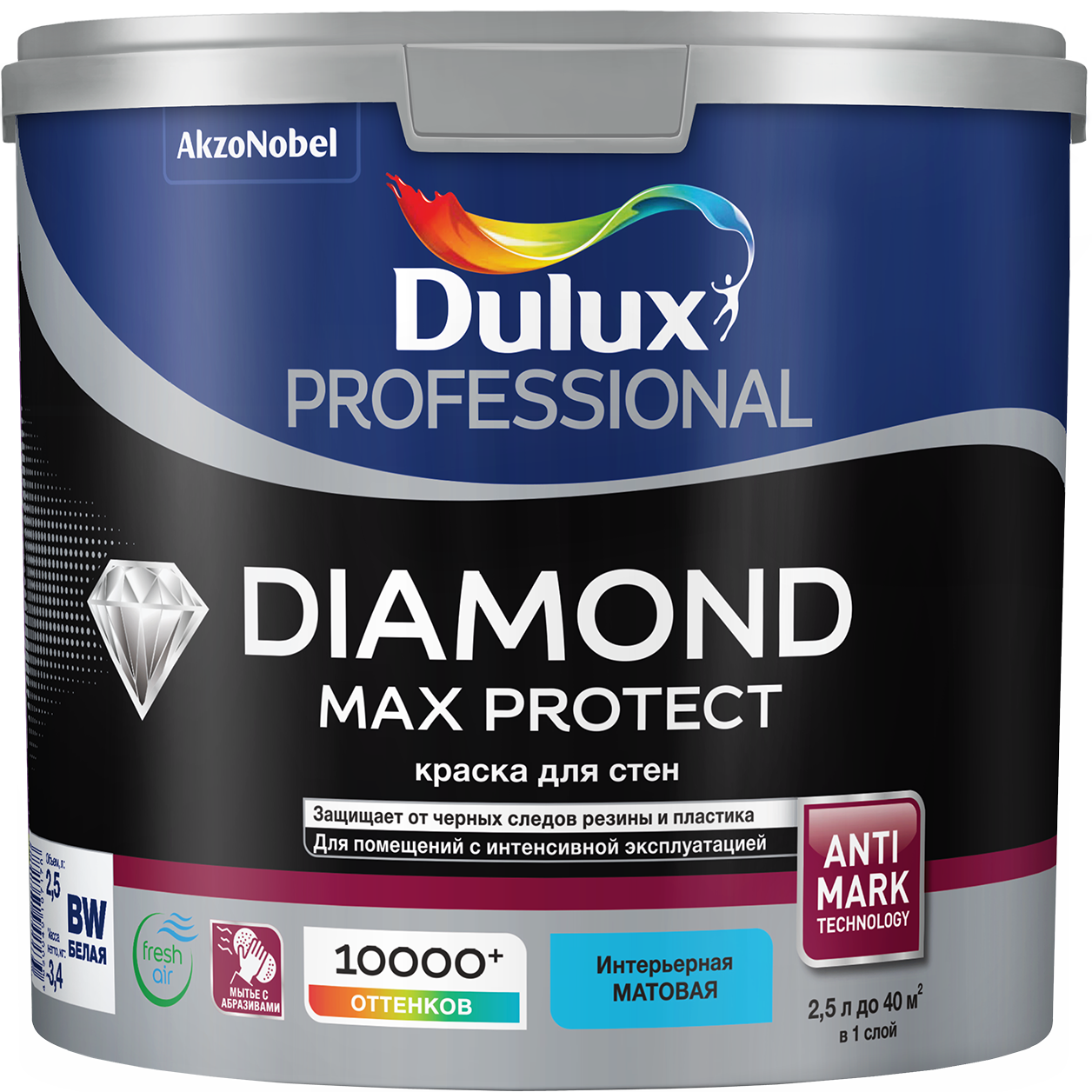 Dulux Professionl Diamond Max Protect Краска для стен и потолков