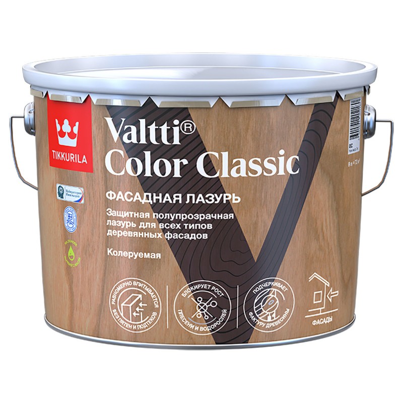 Tikkurila Valtti Color Classic Лазурь защитная для всех видов ...